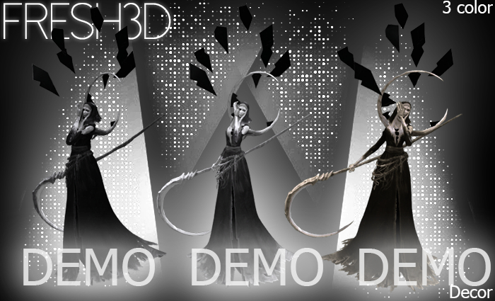 Second Life Marketplace - FRESH3D Grim Reaper Queen DEMO