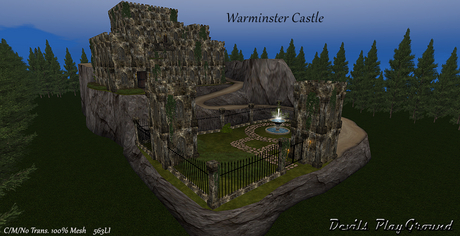Second Life Marketplace - DEMO Warminster Castle FootPrint ONLY