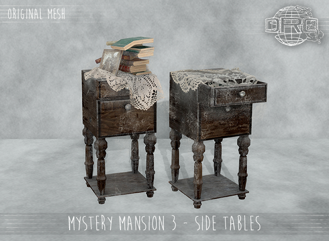 Second Life Marketplace - -DRD- Mystery Mansion 3 - Side Tables