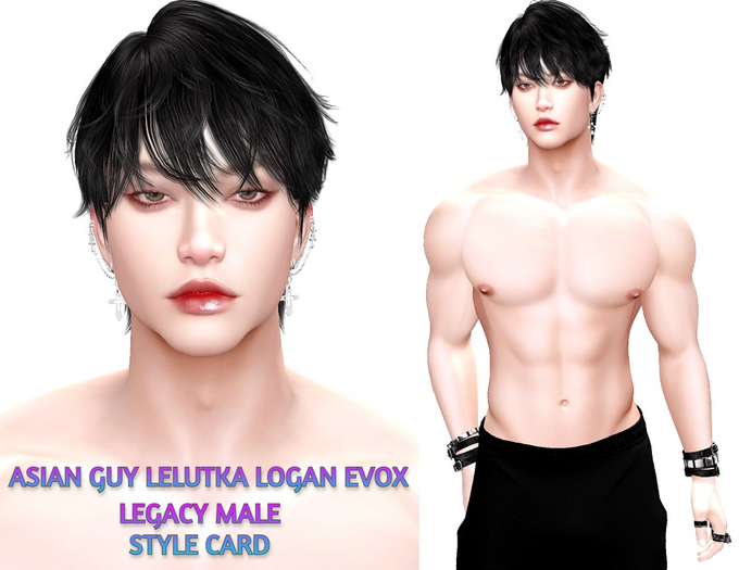 Second Life Marketplace - RG. GIFT ASIAN GUY SHAPE LEL LOGAN EVOX ...