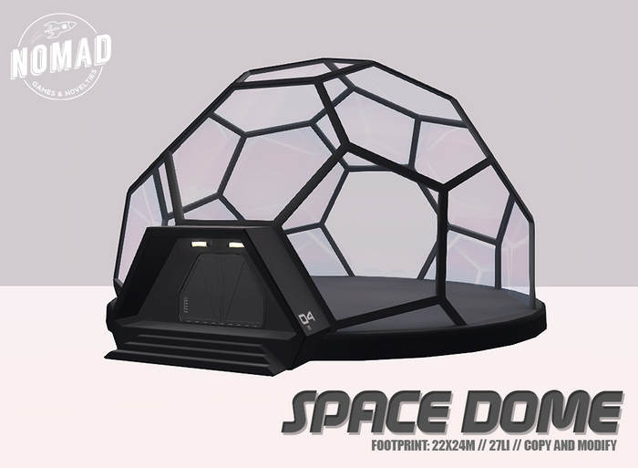 Second Life Marketplace - NOMAD // SPACE DOME // BLACK