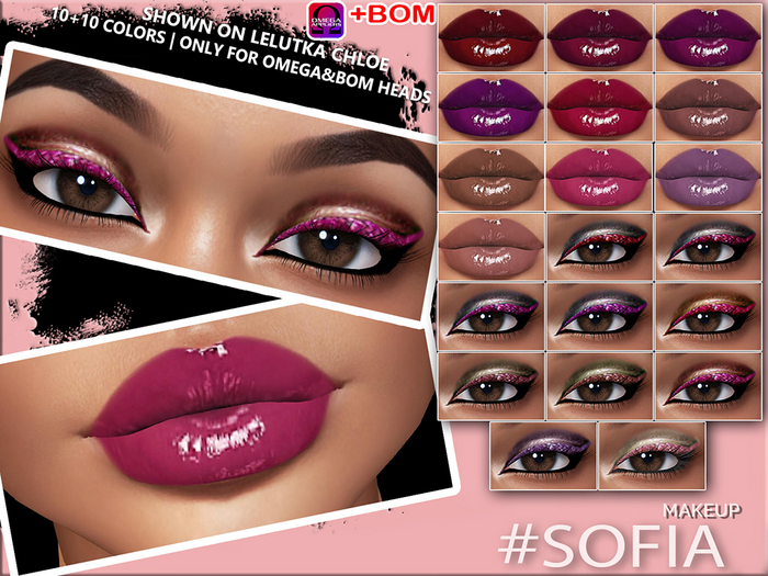 Second Life Marketplace - Sintiklia. - Makeup Sofia(Omega&BOM)