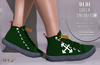 Second Life Marketplace - EXCLUSIVE SNEAKERS MESH MOD: DEDE GREEN * NEW ...