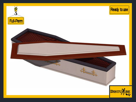 Second Life Marketplace - ::DisturbeD:: Halloween Fancy Coffin - FULL ...