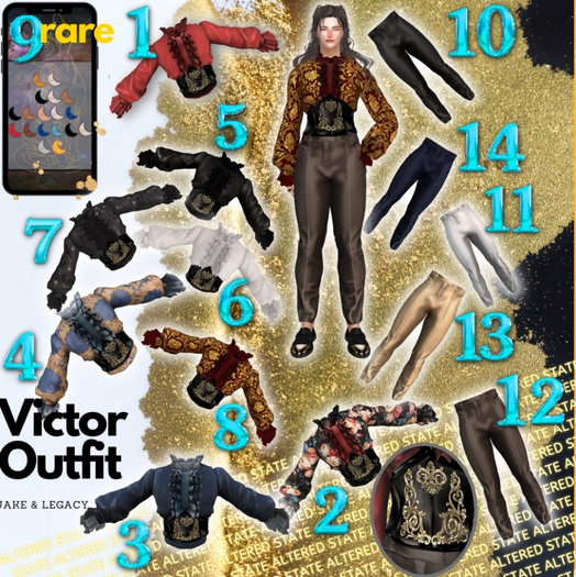 Second Life Marketplace - 9. AS Victor Outfit RARE