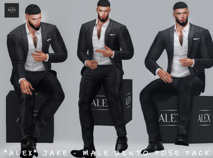 Second Life Marketplace - *ATLAS* JAKE Male Pose Pack