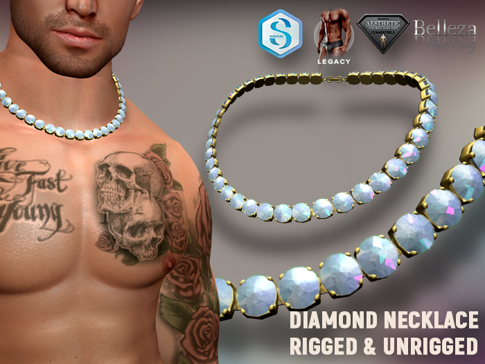 Second Life Marketplace - [7/11] Diamond Necklace