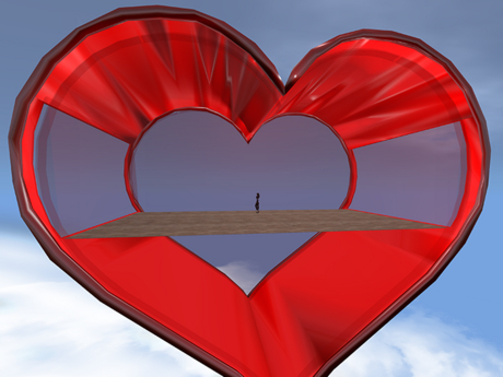 Second Life Marketplace - Skybox heart shaped