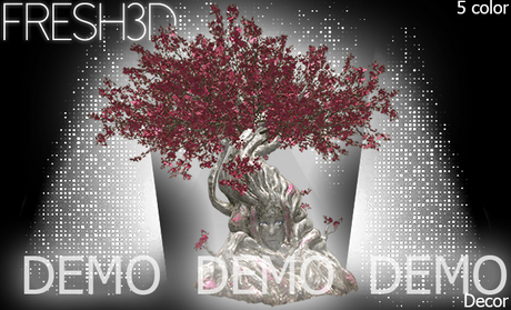 Second Life Marketplace - FRESH3D Shakura Faced Tree DEMO