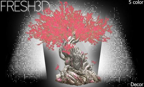 Second Life Marketplace - FRESH3D Shakura Faced Tree
