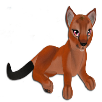 Second Life Marketplace - Stray Cats Kitten - Faboo Lion Brown (M)