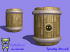 Second Life Marketplace - OhMyMesh! Spooky Barrel - Full Perm Mesh