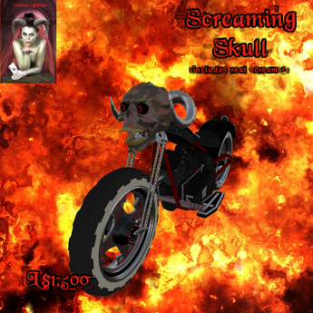 Second Life Marketplace - Screaming Skull (CA)