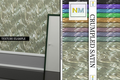 Second Life Marketplace - Crumpled Satin 10 Seamless Wall Fabric ...