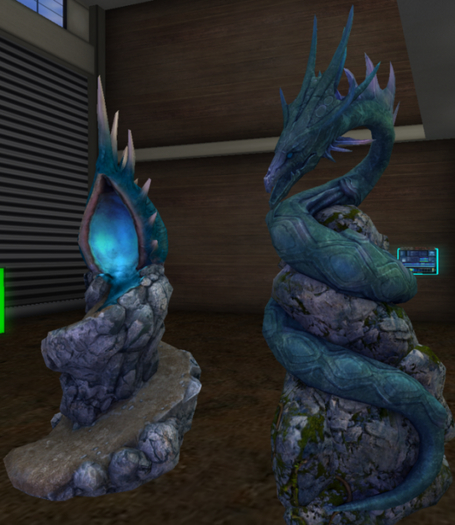 Second Life Marketplace - Full Perm Serpent head statue mesh with ...
