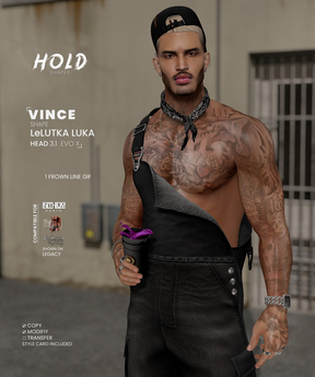 Second Life Marketplace - HOLD SHAPES - Vince - Shape LeLUTKA Luka 3.1 ...