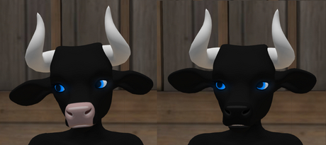 Second Life Marketplace - GC - BOM SLUV Anima Black Cow + Bull skin v1