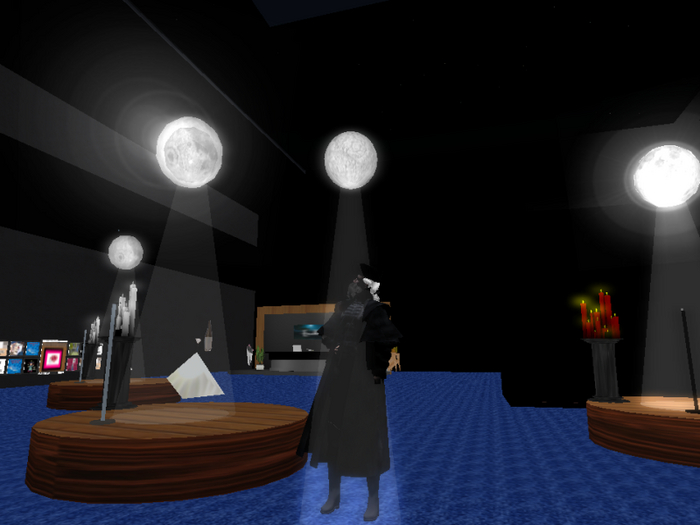 Second Life Marketplace - Wearable moon with flicker moon beam color change