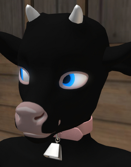 Second Life Marketplace - GC - BOM SLUV Anima Black Cow + Bull skin v1