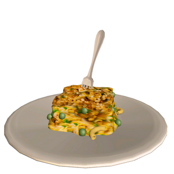 Second Life Marketplace - DFS PD Tuna Casserole Plate