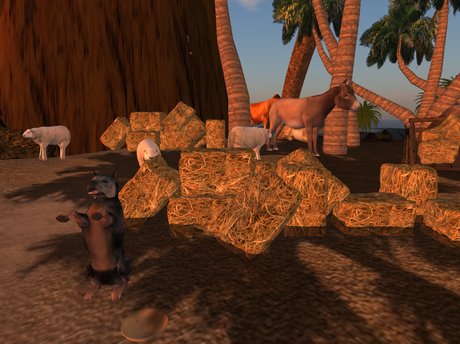 Second Life Marketplace - CAD " Farm Sound - Scripted Hay Bales