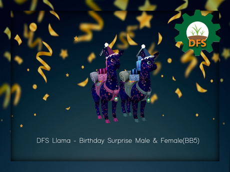 Second Life Marketplace - DFS Llama - Birthday Surprise Male & Female ...