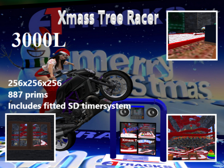 Second Life Marketplace - A1 Tracks Xmass Tree Racer