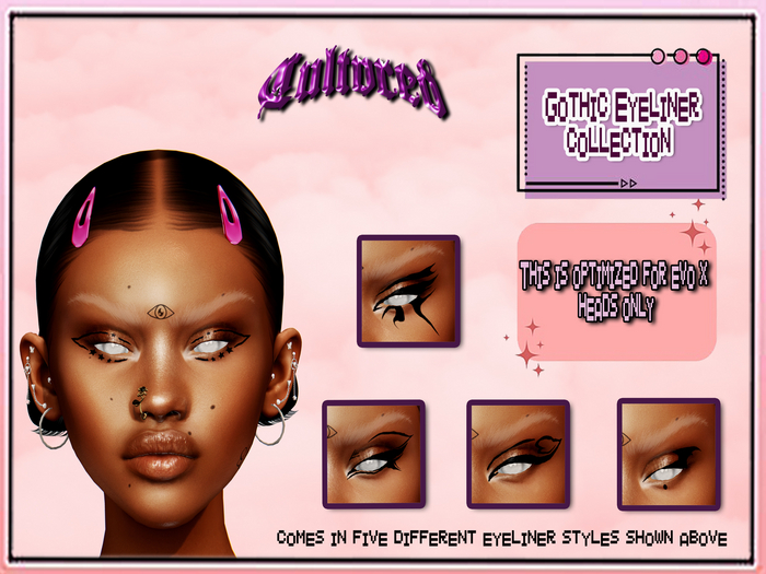 Second Life Marketplace - Gothic Liner Collection v.1