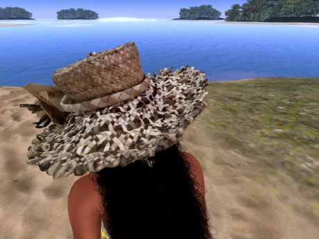 Second Life Marketplace - Polynesian Weave Hat from Hao Atoll - Resizer
