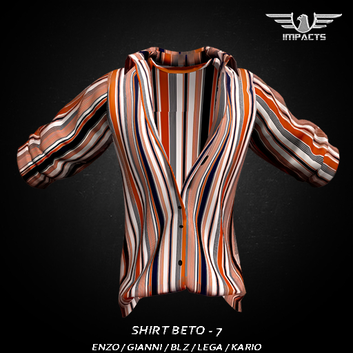 Second Life Marketplace - IMPACTS- SHIRT BETO 7 ENZO/GIANNI/BLZ/LEGA/KARIO
