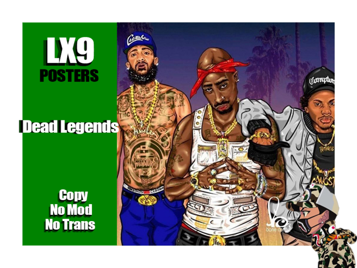 Second Life Marketplace - Dead Legends Poster