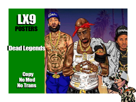 Second Life Marketplace - Dead Legends Poster
