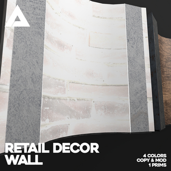 Second Life Marketplace - [ALPHA] Retail Decor Wall