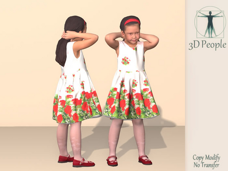 Second Life Marketplace - 3D People - Kids - Baby Girl (2 LI)