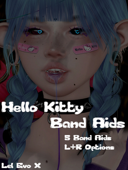 Second Life Marketplace - [L] Hello Kitty Band Aids - Lel Evo X