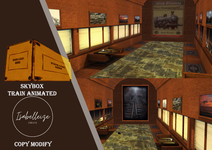 Second Life Marketplace - Train Sky boxe Copy Modify
