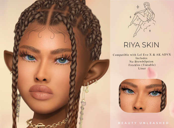 Second Life Marketplace - B.U Riya Skin Praline (Evo X & AK ADVX))