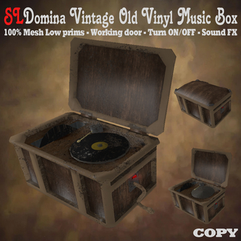 Second Life Marketplace - VINTAGE AUDIO - Furniture - SLDomina OLD ...