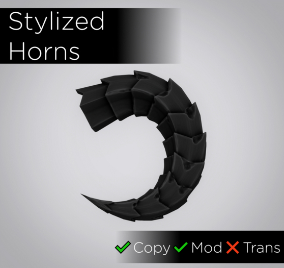 Second Life Marketplace - Stylized Horns