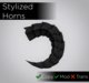 Second Life Marketplace - Stylized Horns
