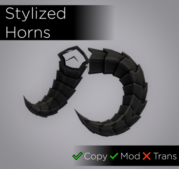 Second Life Marketplace - Stylized Horns