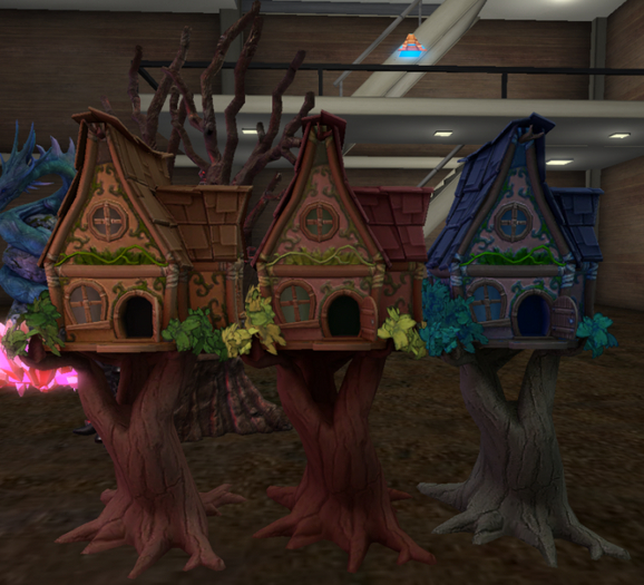 Second Life Marketplace - Full Perm Mesh Fairy Tree house with diffrent ...