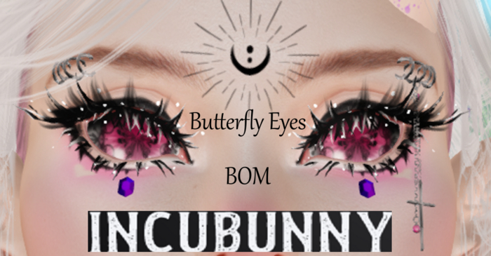 Second Life Marketplace - Incubunny - Butterfly Eyes BOM