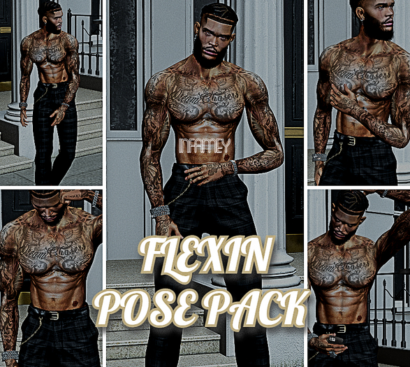 Second Life Marketplace - INFAMEY™: Flexin PosePack 01.
