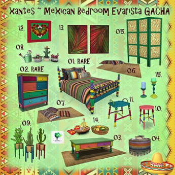 Second Life Marketplace - ~ xantes ~ 05. Mexican Screen Evarista