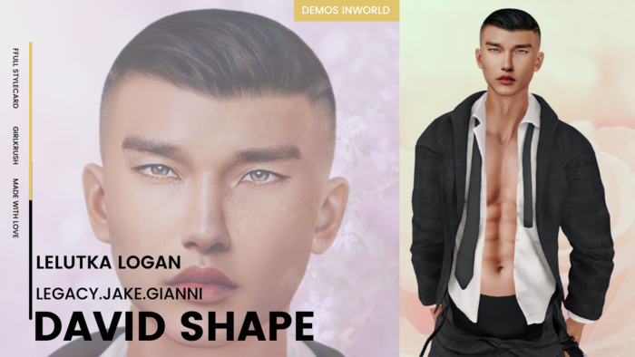 Second Life Marketplace - David Shape Legacy Jake Gianni Body Lelutka ...
