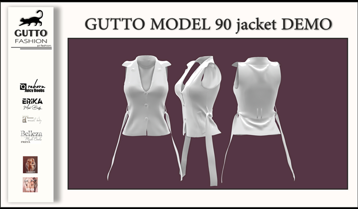 Second Life Marketplace - !GUTTO! MODEL 90 jacket DEMO