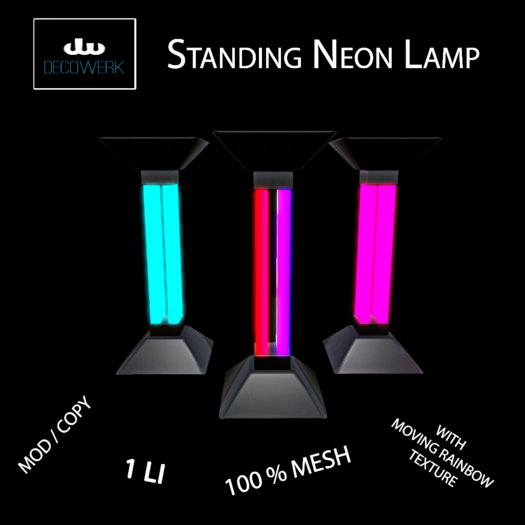 Second Life Marketplace - [dW] Neon Lamp