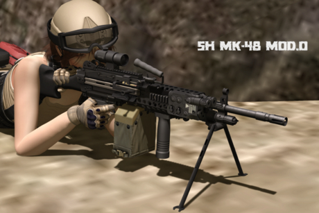 Second Life Marketplace - SH RP Prop Gun - Mk-48 Mod.0
