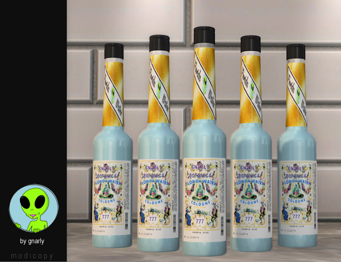 Second Life Marketplace - G/\/ARLY:: Florida Water Cologne Set